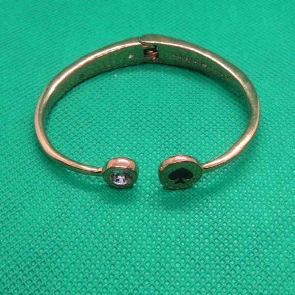 kate spade | Jewelry | Kate Spade Spot The Spade Hinged Cuff | Poshmark